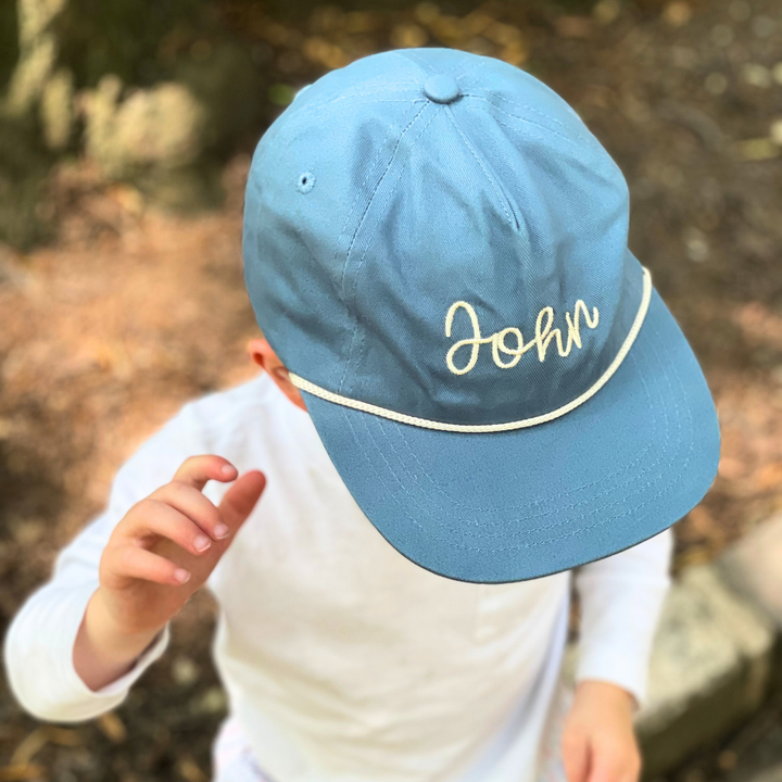 Blue Cotton Rope Hat – Lemoine